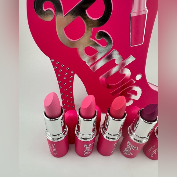Barbie | Makeup | Barbie High Heel 5 Piece Lipstick Gift Set New | Poshmark
